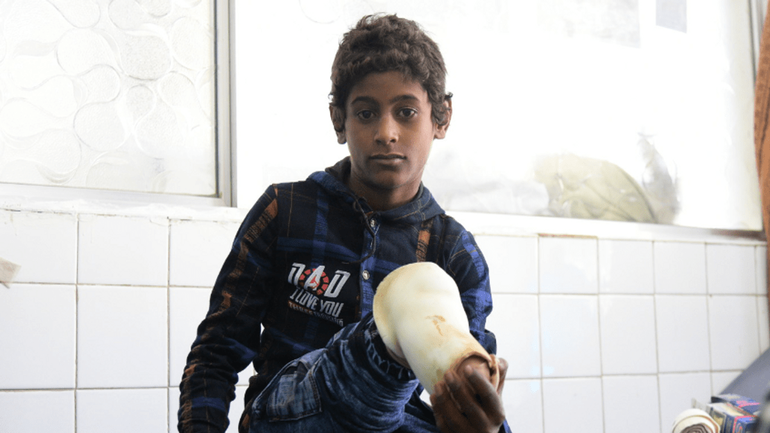 Abdullah was frightened of doctors | Humanity & Inclusion US