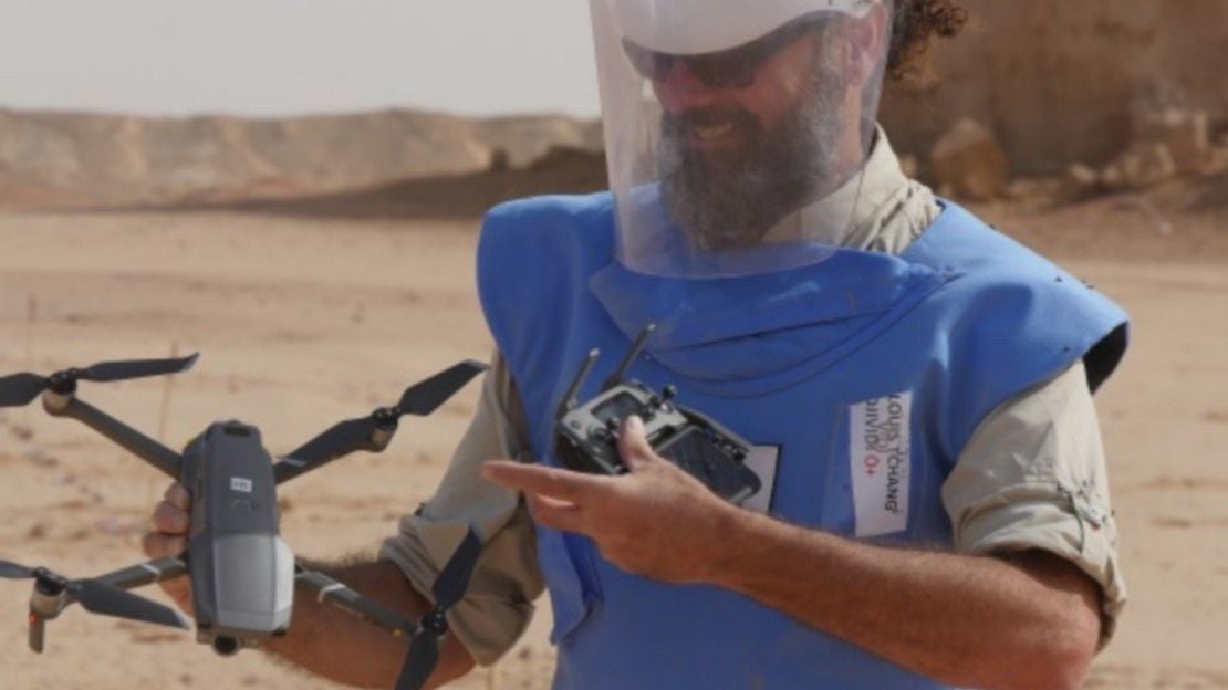 Testing mine detection drones in Chad | Humanity & Inclusion US